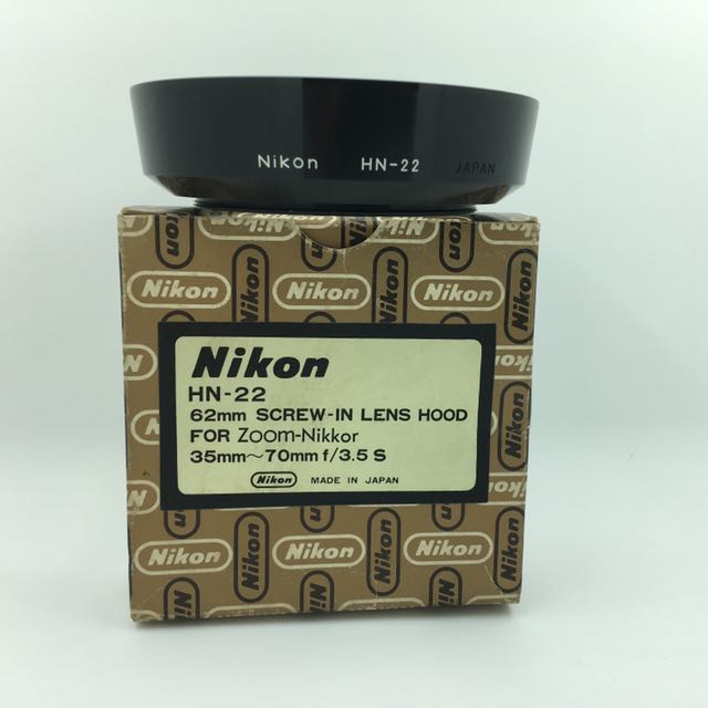 Nikon HN-22 len hood, Photography, Cameras on Carousell