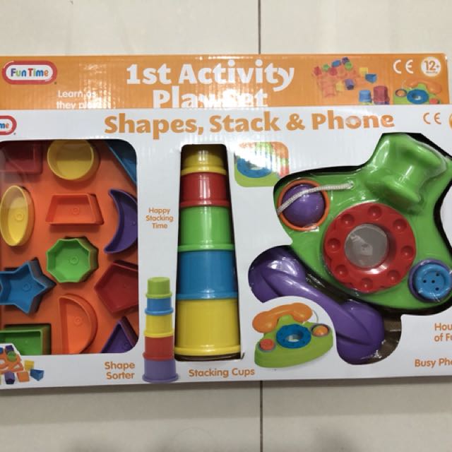Shapes Stack And Phone Hobbies And Toys Toys And Games On Carousell 
