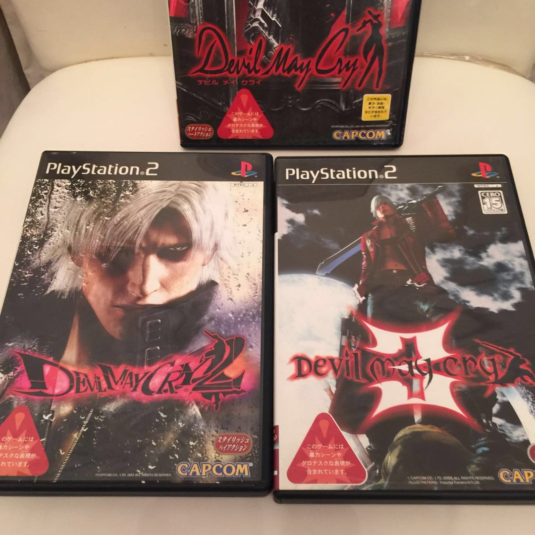 SONY PLAYSTATION 2 PS2 Devil May cry 1 2 3, 電子遊戲, 電子遊戲, PlayStation ...