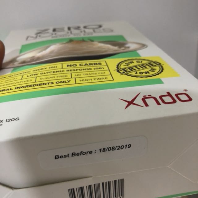XNDO zero noodle, Food & Drinks, Rice & Noodles on Carousell