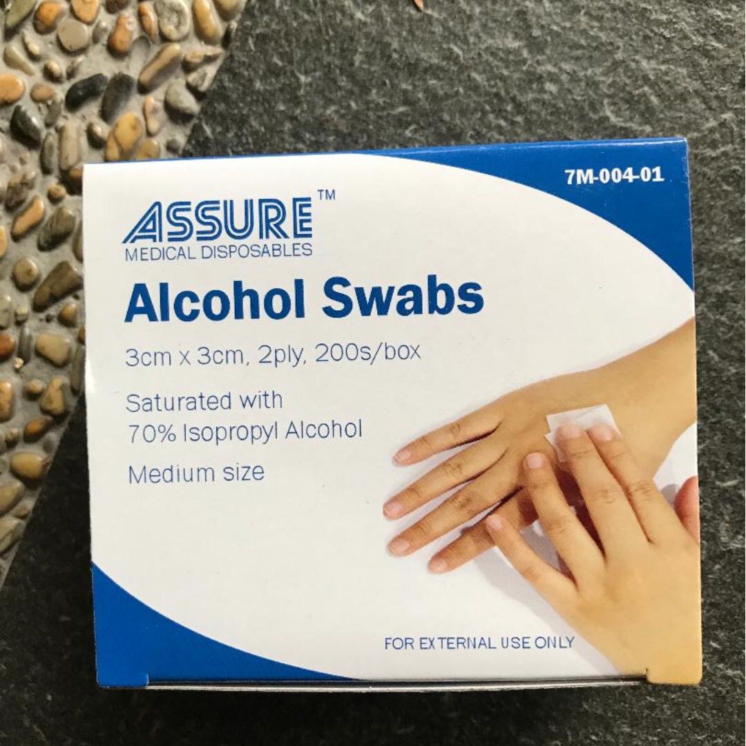 Assure Brand Alcohol Swabs on Carousell