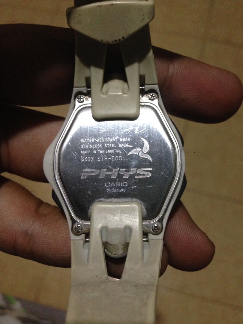 Casio STR 500J, Fesyen Pria, Jam Tangan di Carousell