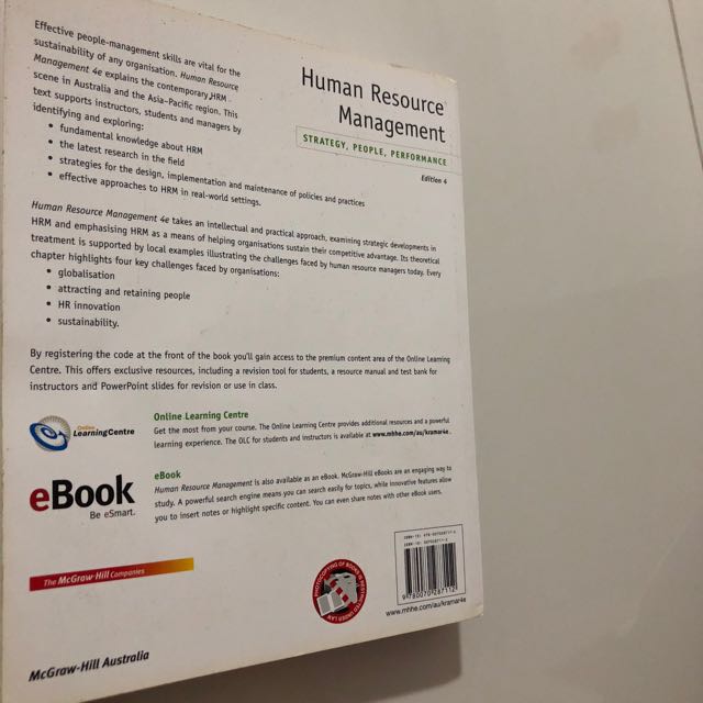 Human Resource Management Strategy, People, Performance 4th edition, Hobbies & Toys, Books ...