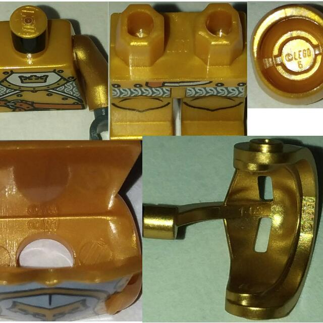 Rare Original LEGO Gold Knight, Hobbies & Toys, Toys & Games on Carousell
