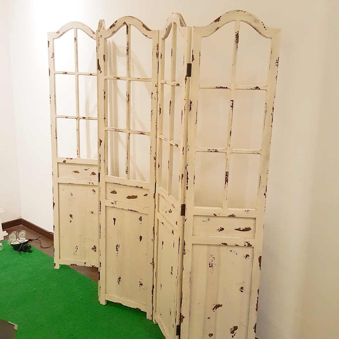 Rustic vintage room divider/partition, Furniture & Home Living, Home ...