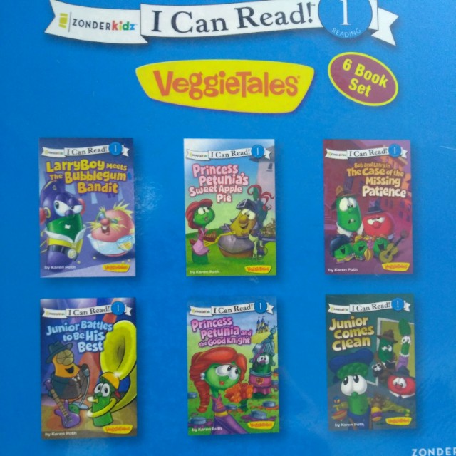 Veggietales I Can Read Book full Set of 6, Hobbies & Toys, Books ...