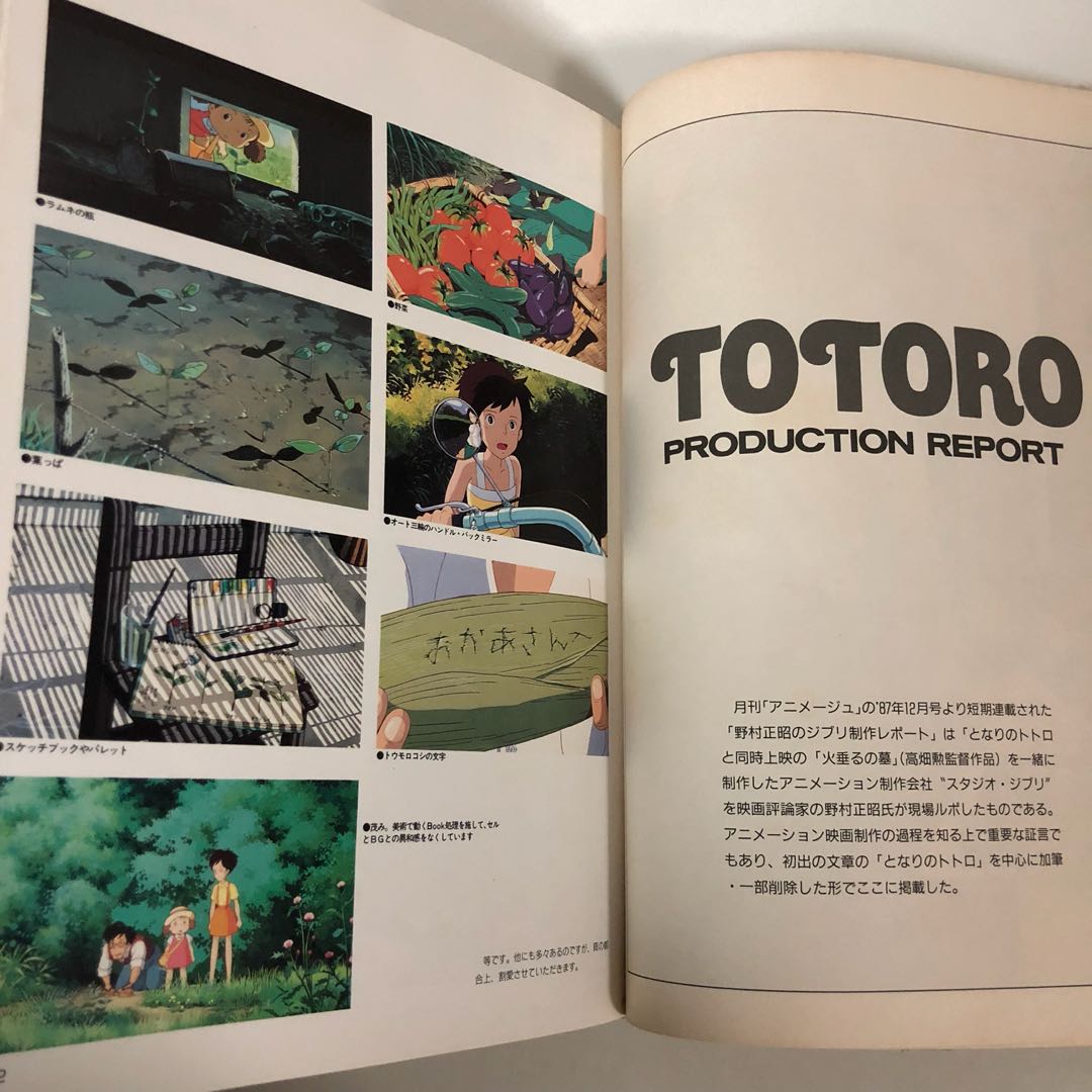 1988 The Art of Totoro Book - Tonari no Totoro, Hobbies & Toys ...