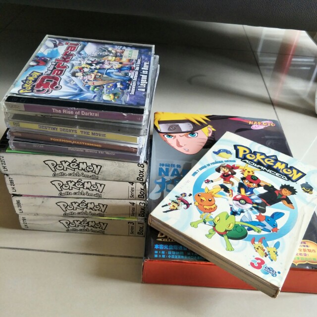 [ CLEARANCE ] Pokemon & Naruto CD, DVD, Movies, Episodes, Series CDs ...