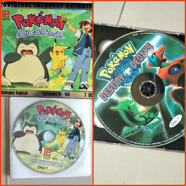 [ CLEARANCE ] Pokemon & Naruto CD, DVD, Movies, Episodes, Series CDs ...