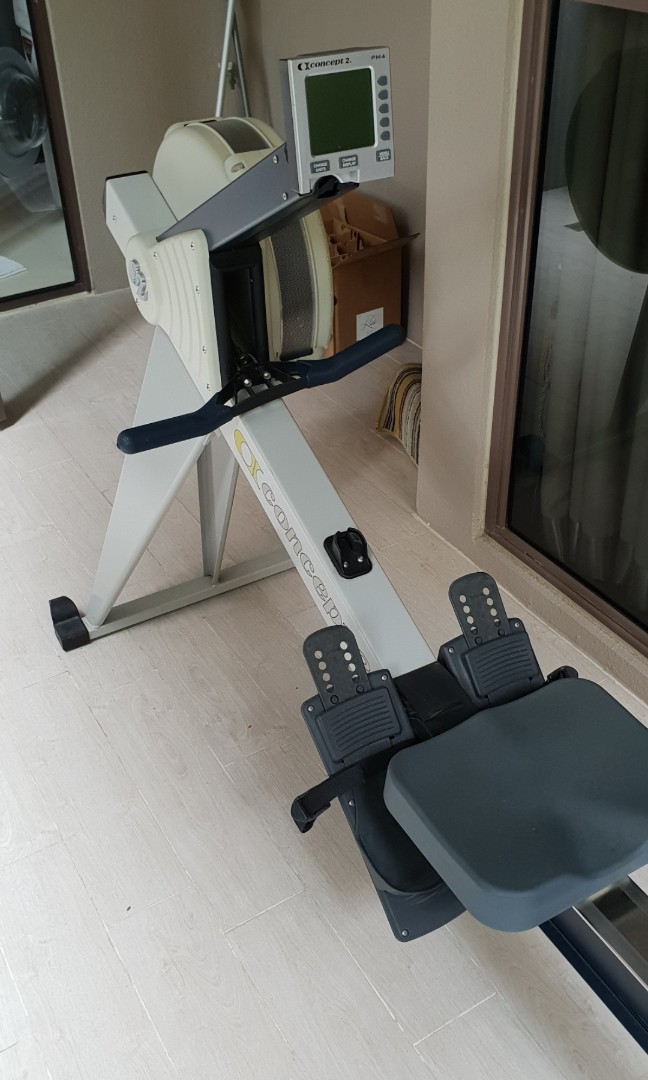 Indoor Rower Concept2 Model E PM4, Sports Equipment, Exercise & Fitness ...