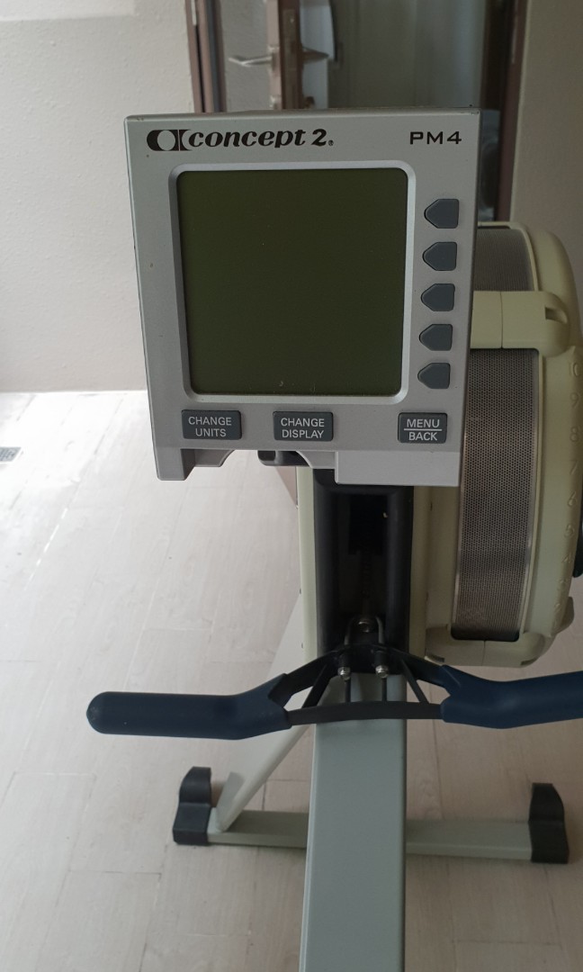 Indoor Rower Concept2 Model E PM4, Sports Equipment, Exercise & Fitness ...