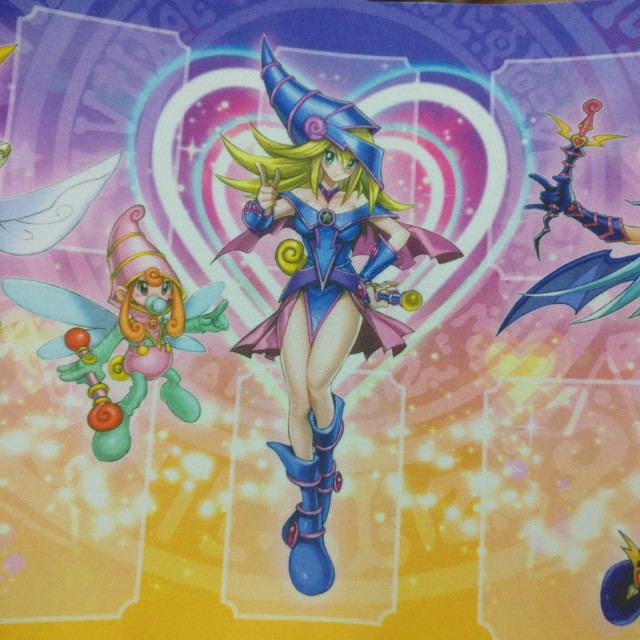 Konami Yu Gi Oh Limited Edition Black Magician Girl Playmat Hobbies And Toys Toys And Games On