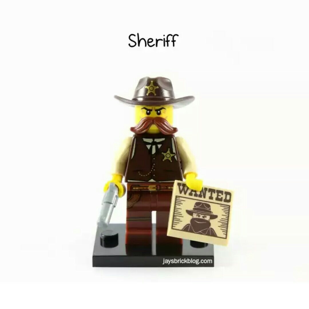 Lego minifigure The sheriff, Desain & Kerajinan Tangan, Lainnya di ...
