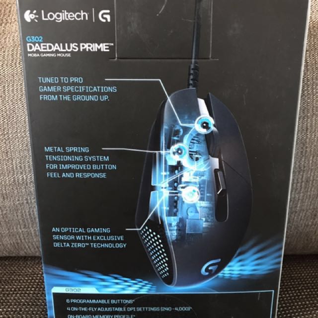 Logitech G302 Gaming Mouse, Computers & Tech, Parts & Accessories ...