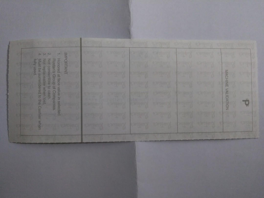 Rustan's Gift Certificate worth 1,000!!, Tickets & Vouchers, Store ...