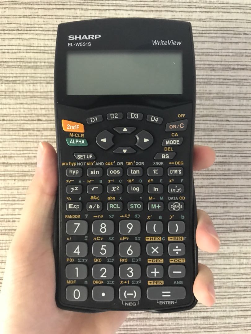 Sharp Calculator (WriteView SEAB Approved), Computers & Tech, Office ...