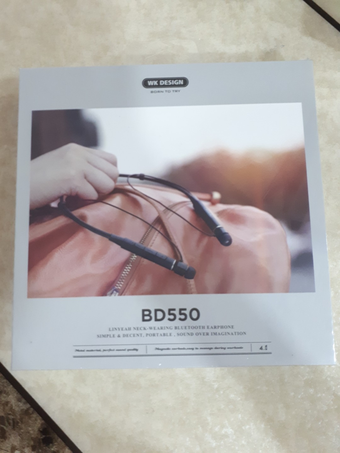 WK DESIGN - BD550 Neck Wearing Bluetooth Earphone, Audio, Earphones on Carousell