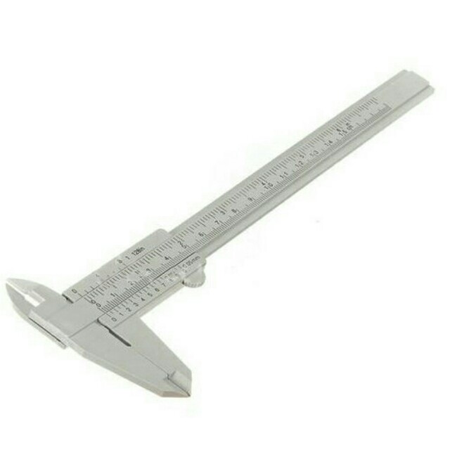 150mm Mini Plastic Sliding Vernier Caliper Gauge Measure Tool Ruler ...