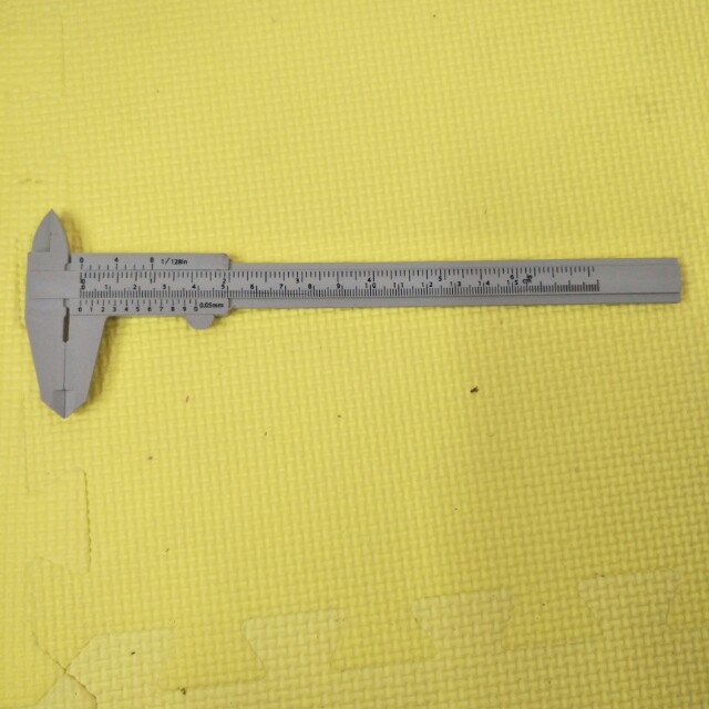 150mm Mini Plastic Sliding Vernier Caliper Gauge Measure Tool Ruler ...