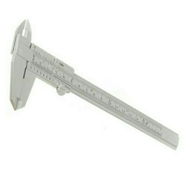 150mm Mini Plastic Sliding Vernier Caliper Gauge Measure Tool Ruler ...