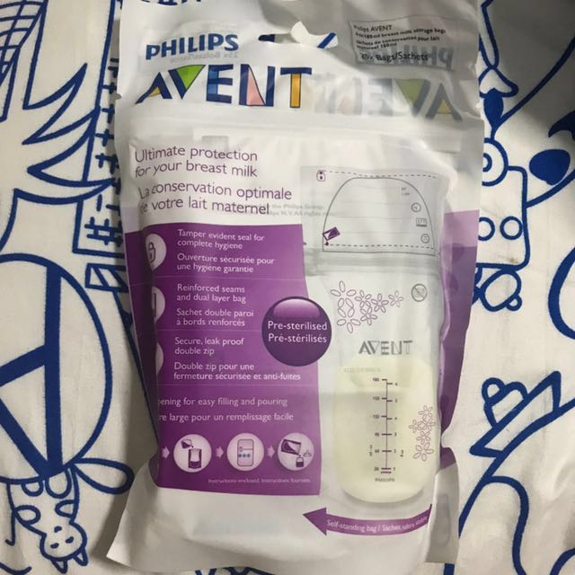 Avent Breastmilk Storage Bags, Babies & Kids, Nursing & Feeding ...