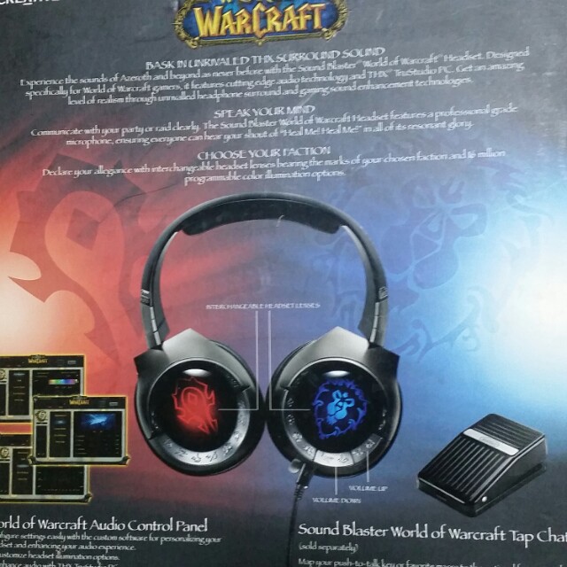 Creative Sound Blaster World of Warcraft Headset, Audio, Other Audio ...