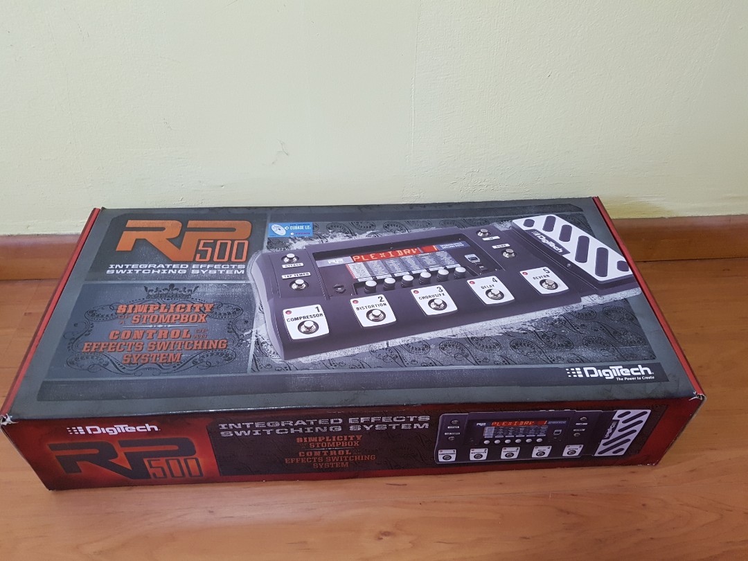 Digitech RP500 Guitar Floor Pedal, Hobbies & Toys, Music & Media ...