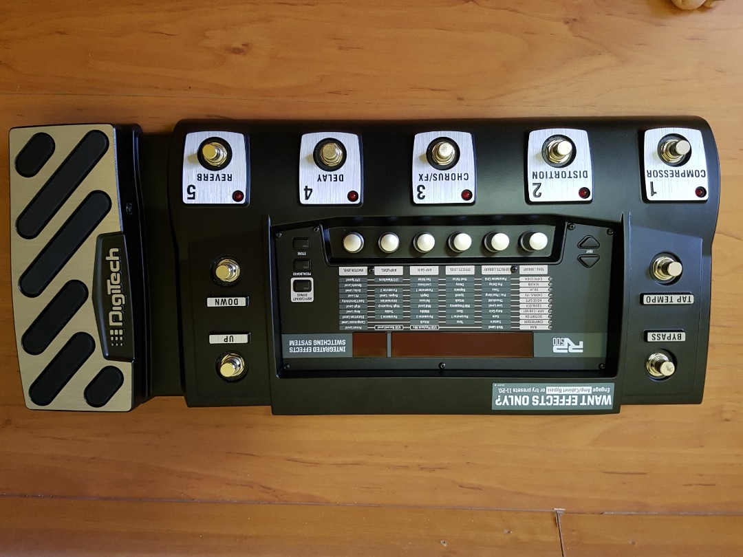 Digitech RP500 Guitar Floor Pedal, Hobbies & Toys, Music & Media ...