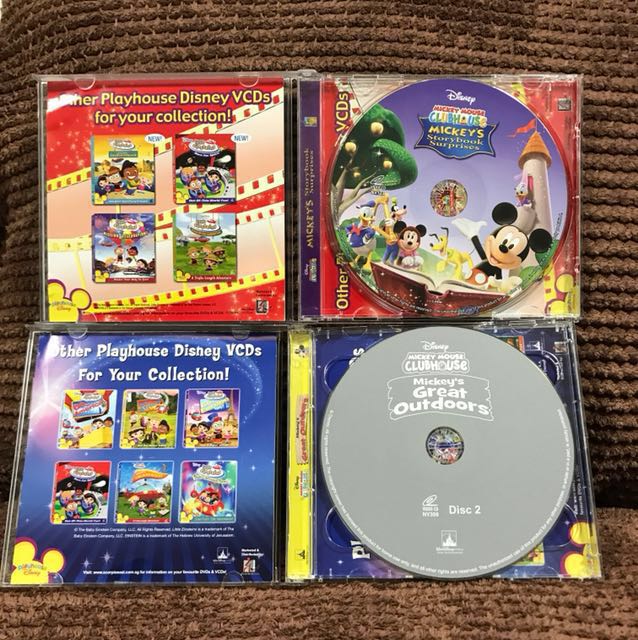 Disney Mickey Mouse Clubhouse - 2 VCD for $4, Hobbies & Toys, Toys ...