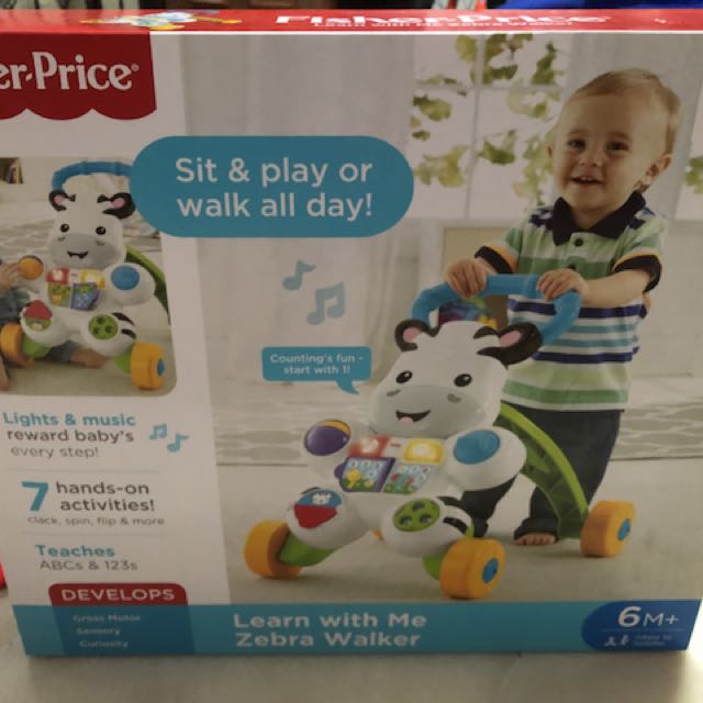 Fisher Price - Zebra Walker, Babies & Kids, Infant Playtime on Carousell