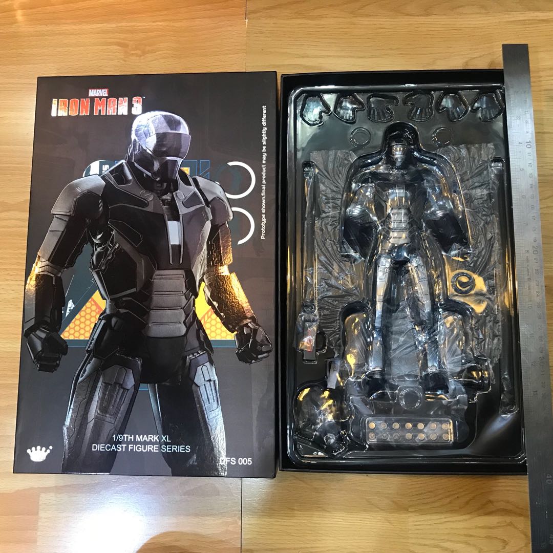 King Arts DFS005 Diecast 1/9 合金 Iron Man Mark XL 鐵甲奇俠 mk40, 興趣及遊戲, 玩具 ...