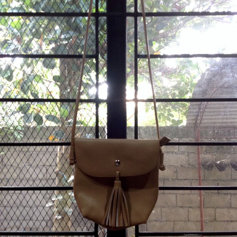 Korean Inspired Nude Sling Bag Women S Fashion Bags Wallets Cross Body Bags On Carousell