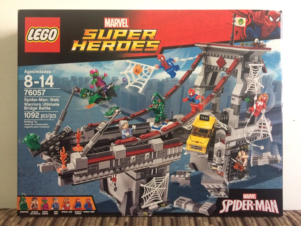 LEGO 76057 Spider-Man: Web Warriors Ultimate Bridge Battle, Hobbies ...