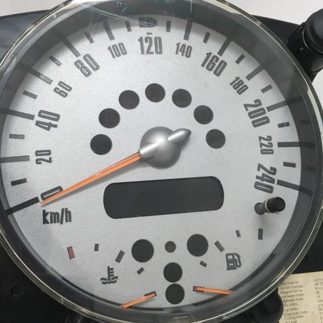 Original Mini Cooper R50 R53 Dashboard Speedo Meter, Auto Accessories ...