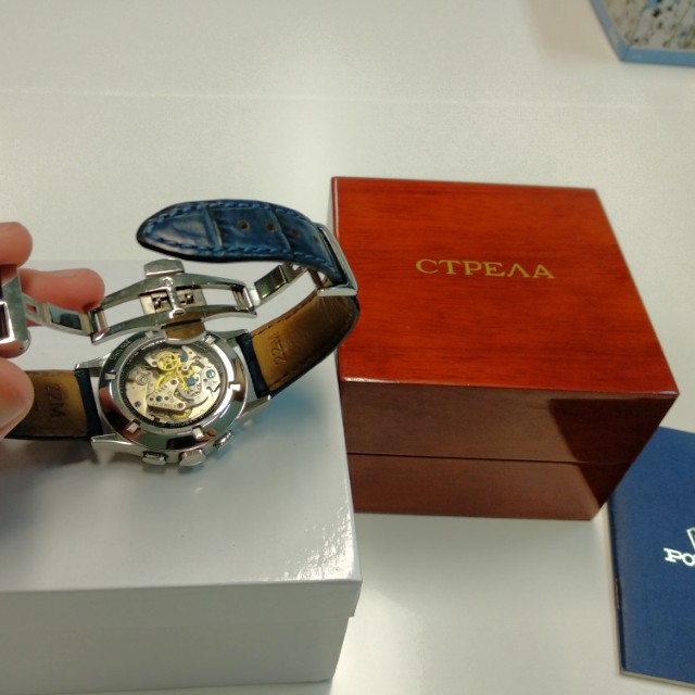 Poljot Strela Mechanical Chronograph, Men's Fashion, Watches ...