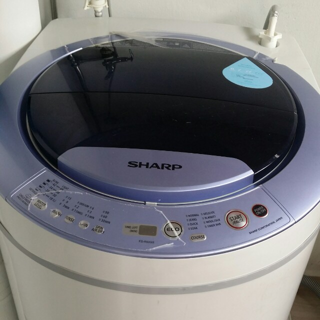 SHARP WASHING MACHINE,SHARP ES-R90GS, TV & Home Appliances, Washing ...