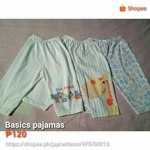 SM Basics Pajamas, Babies & Kids, Babies & Kids Fashion on Carousell
