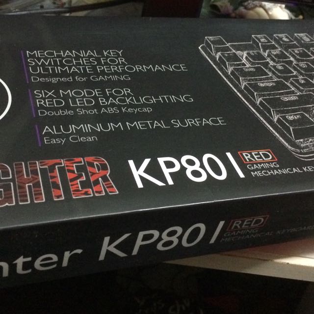 BenQ Slaughter KP801 Mechanical Gaming Keyboard (with red light)機械軸電競式 ...