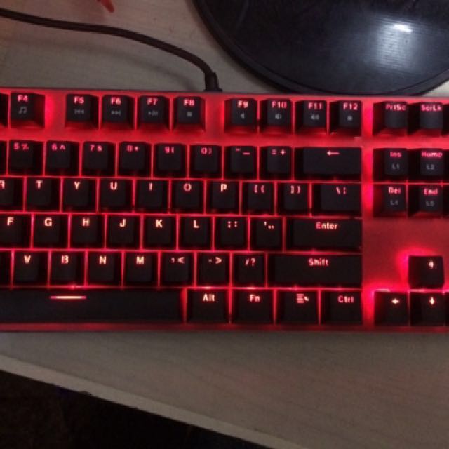 BenQ Slaughter KP801 Mechanical Gaming Keyboard (with red light)機械軸電競式 ...