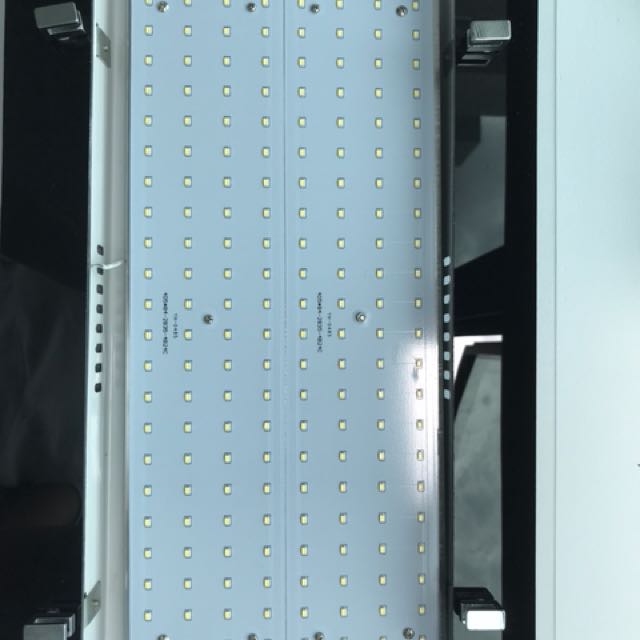 Black LED Rectangular Ceiling Light with Crystal cover, Furniture ...