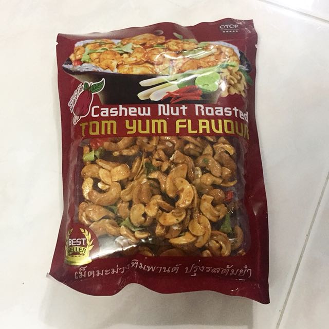 Cashew Nut Roasted ( Tom Yum Flavour ) Import from Bangkok., Food ...