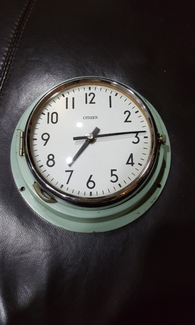 Citizen ship wall clock original, retro, Hobbies & Toys, Memorabilia ...