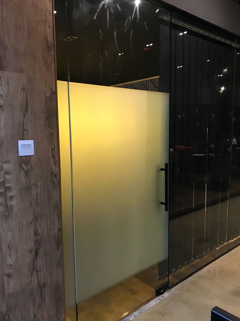 Frosted glass sticker wrap, Furniture & Home Living, Home Decor, Wall ...