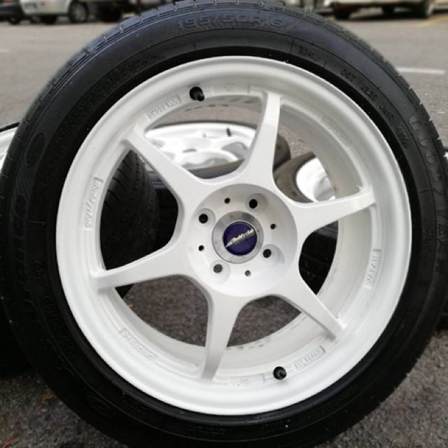 P1 buddy club 16 inch sports rim swift tyre 70%. Kalau pakai baju tuck ...