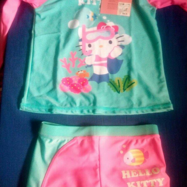 Sanrio Rash Guard 3-4y.o, Babies & Kids, Babies & Kids Fashion on Carousell