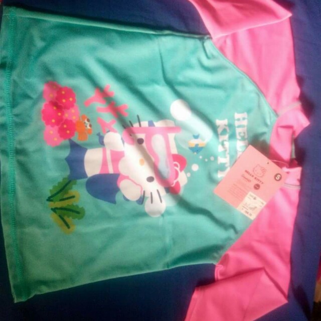 Sanrio Rash Guard 3-4y.o, Babies & Kids, Babies & Kids Fashion on Carousell