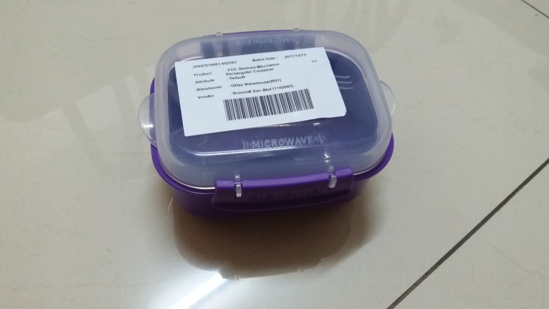 Sistema Tupperware & La Gourmet Lunch Box, Furniture & Home Living ...