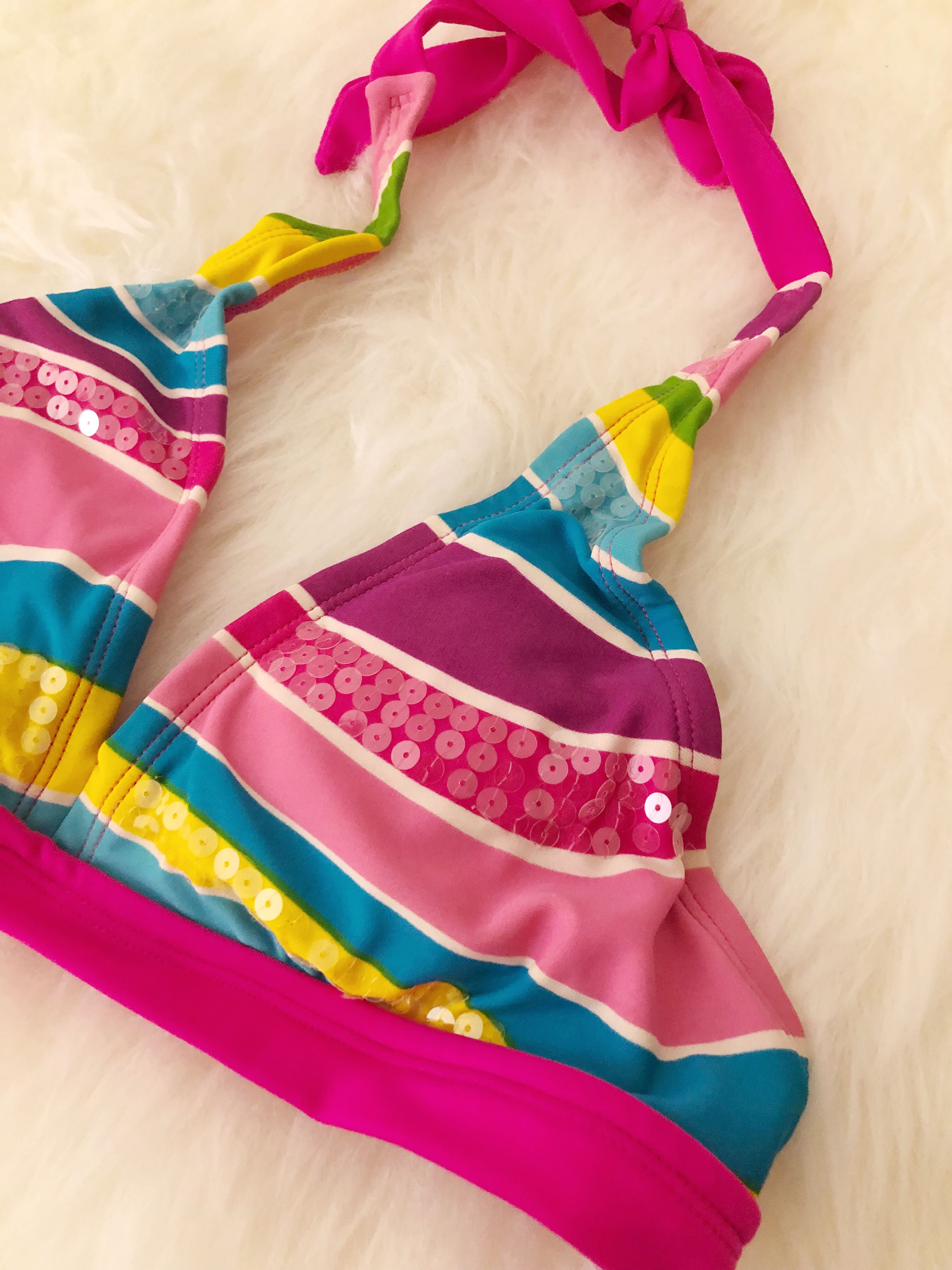 Stripe bikini, Fesyen Wanita, Pakaian Wanita di Carousell