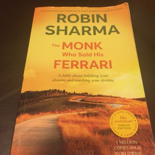 The Monk who Sold His Ferrari by Robin Sharma, Hobbies & Toys, Books ...