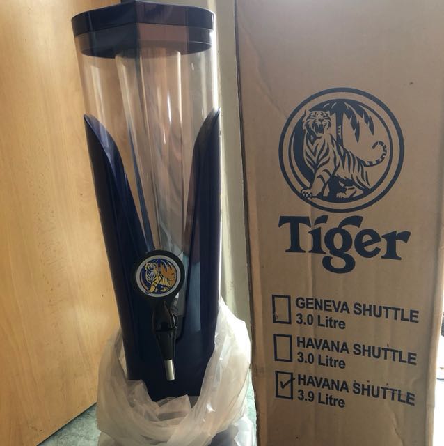 Tiger beer tower, Food & Drinks, Alcoholic Beverages on Carousell